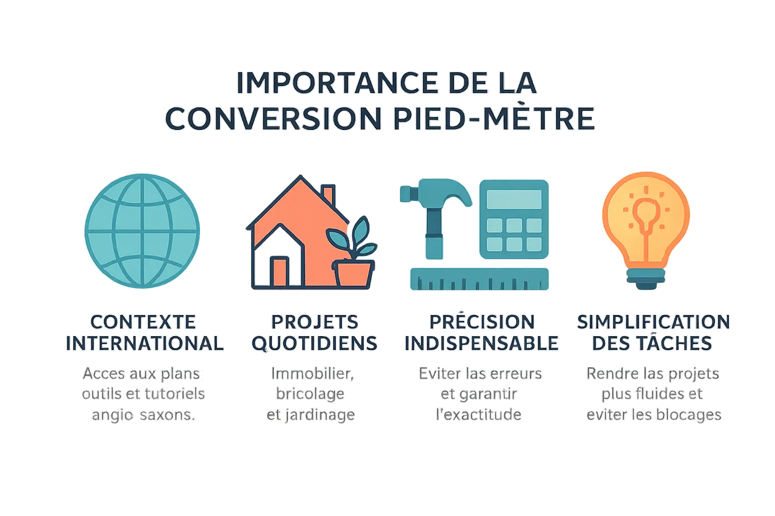 ᐅ Convertisseur Pieds en Mètres : tableau de conversion & calcul - CCS