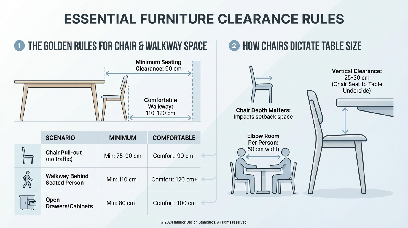 How to Measure Space for a Dining Table Without Wasting Money or Killi ...