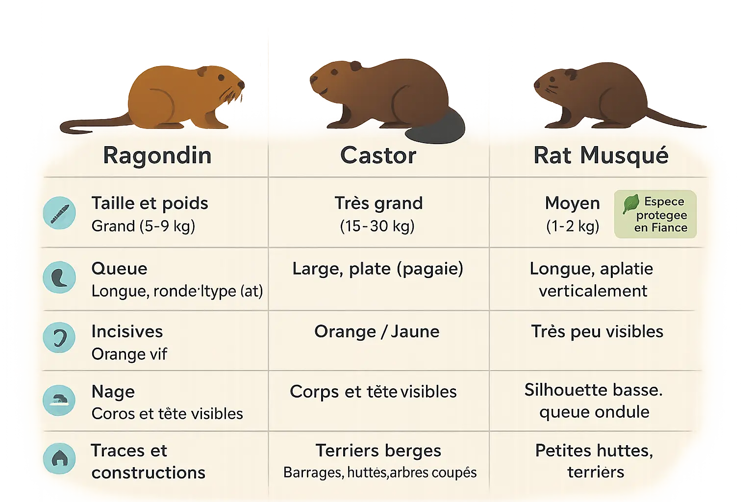 ᐅ Ragondin : tout connaître de A à Z sur ce mammifère - REPP