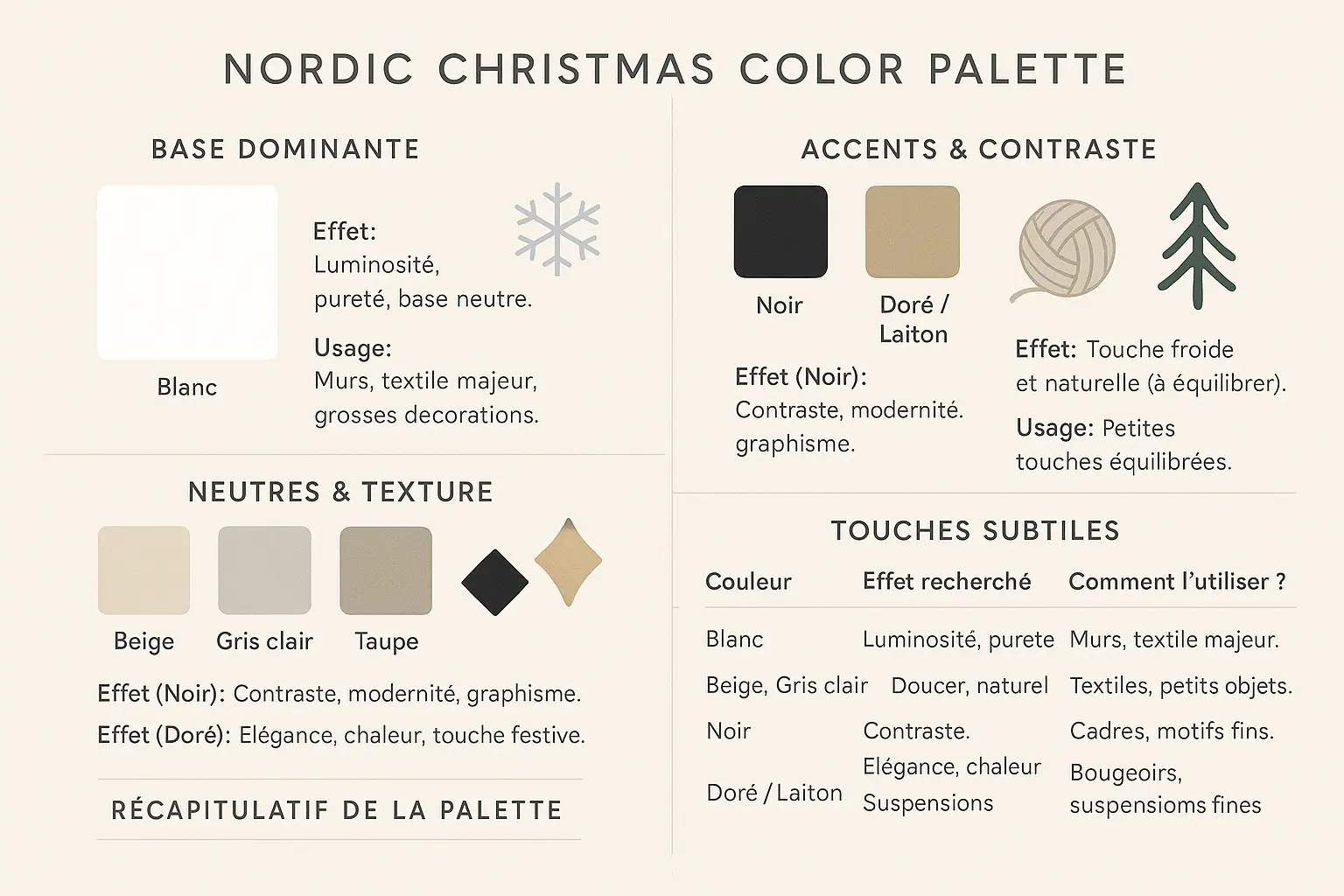 Déco noël scandinave : 7 astuces pour un cocon nordique
