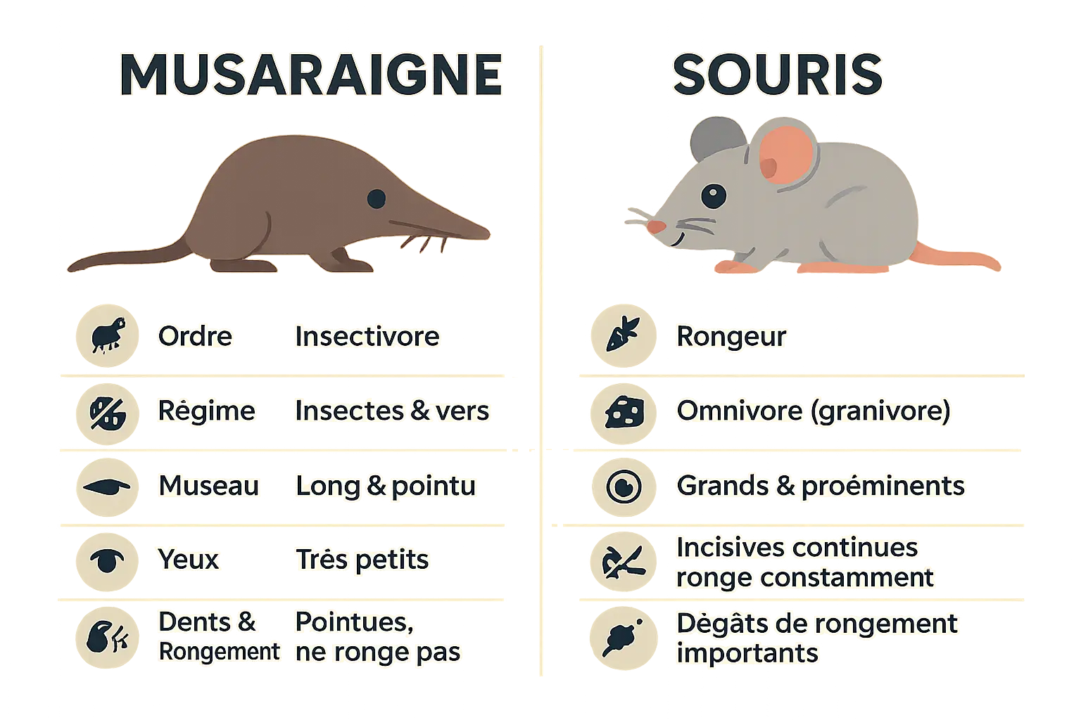 ᐅ Musaraigne : tout connaître de A à Z sur ce mammifère - ELUNET